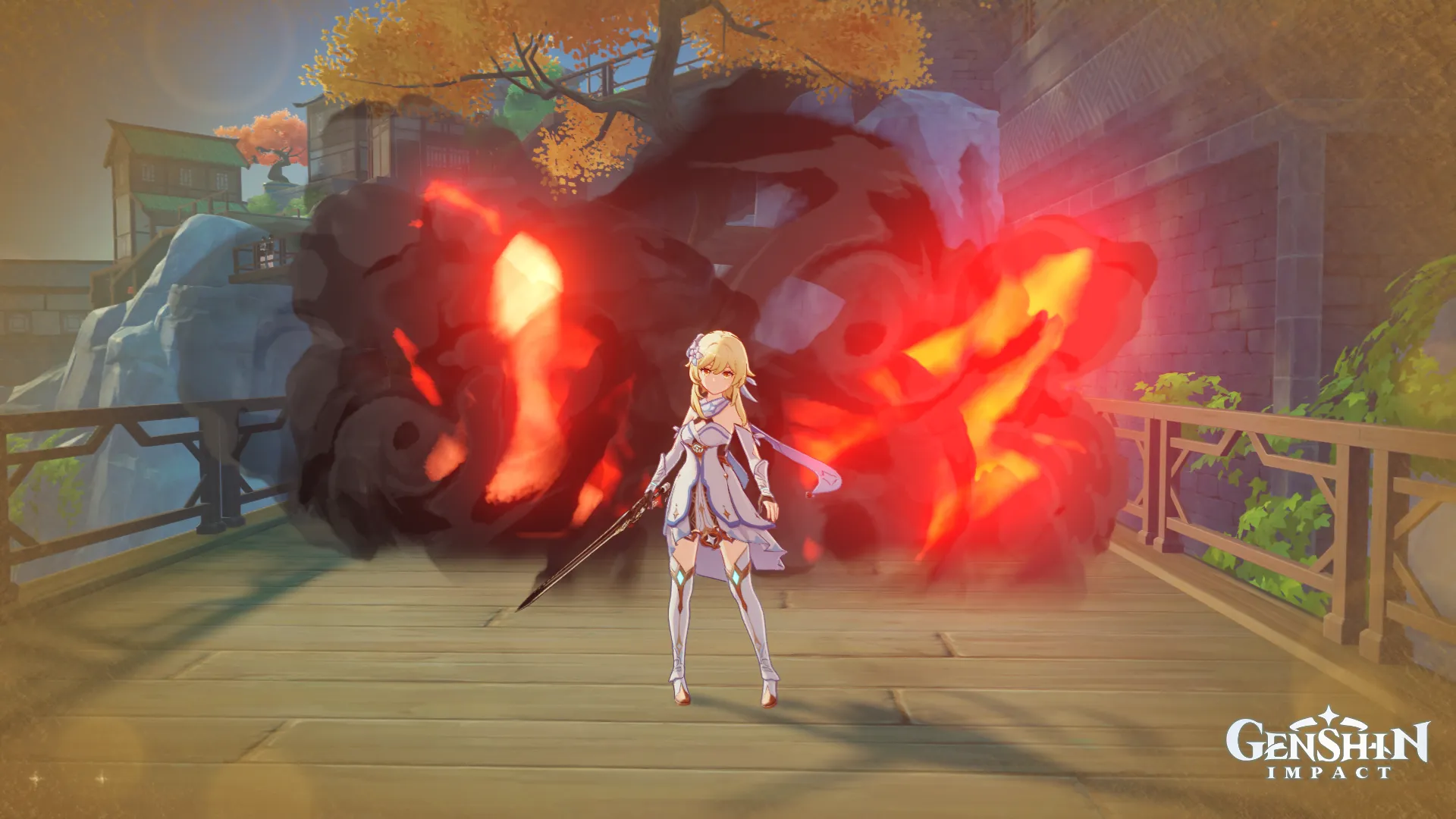 Fire explosion (Lumine ver.) Genshin Impact | HoYoLAB