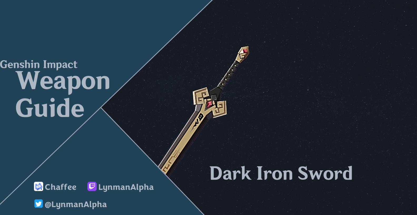 Dark Iron Sword | Weapon Guide Genshin Impact | HoYoLAB