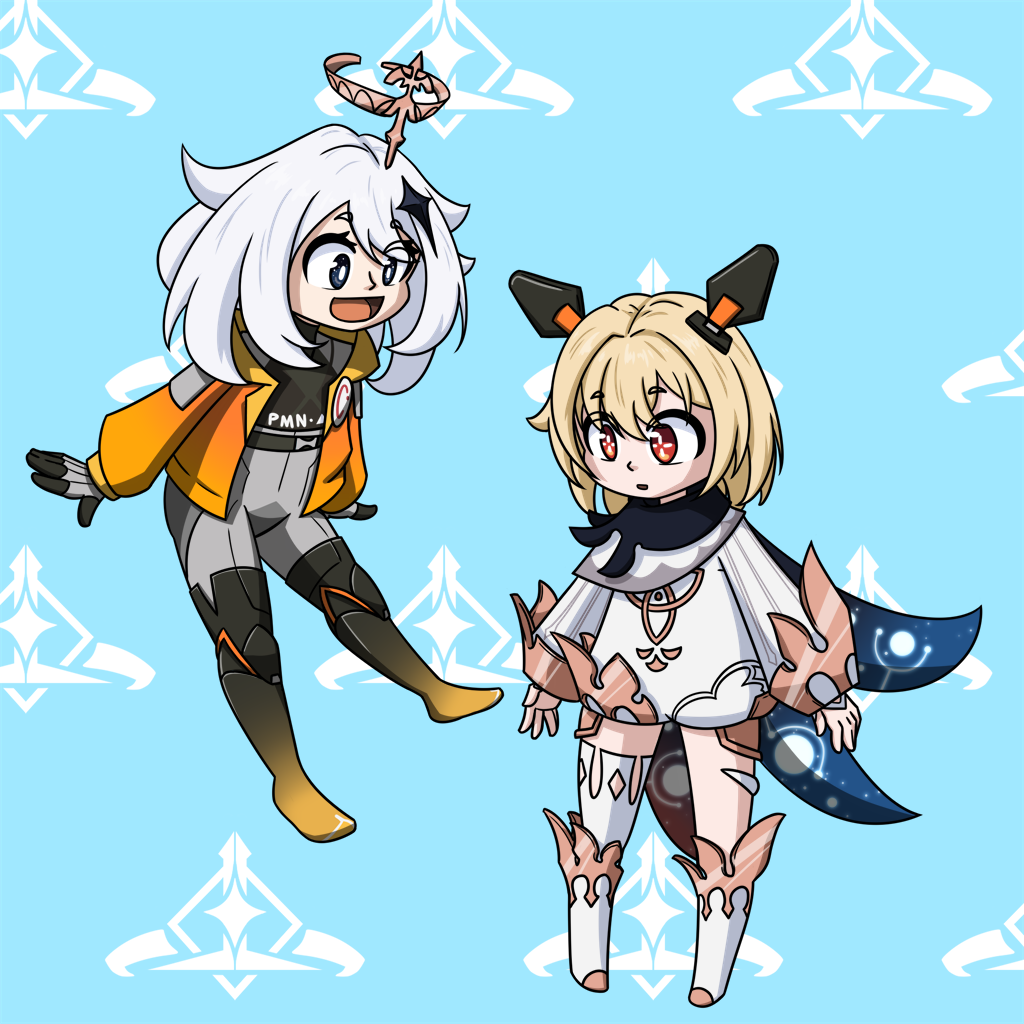 Paimon and Mi-a Genshin Impact | HoYoLAB