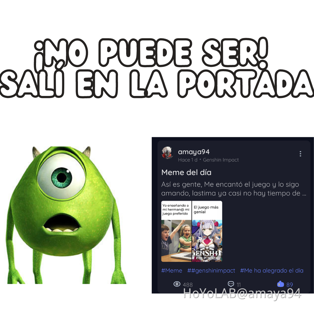 Salí en la portada Genshin Impact | HoYoLAB