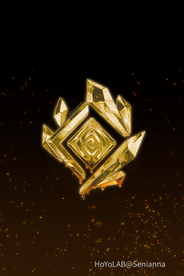 Molten Gold Geoculus Wallpaper Genshin Impact | HoYoLAB