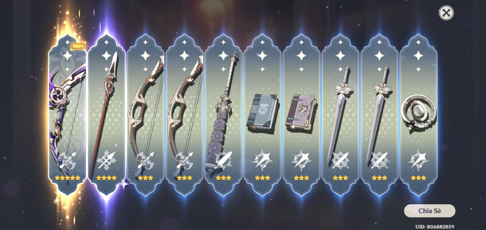 Pink weapon :)) | HoYoLAB