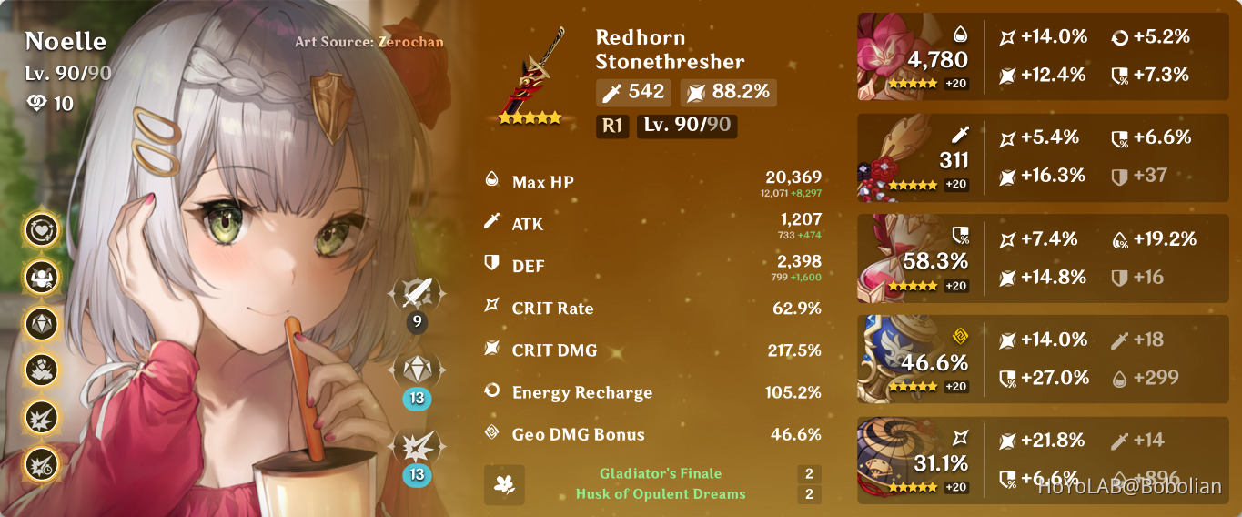 My best build 4 ⭐️ Geo supremacy 😍 Genshin Impact | HoYoLAB