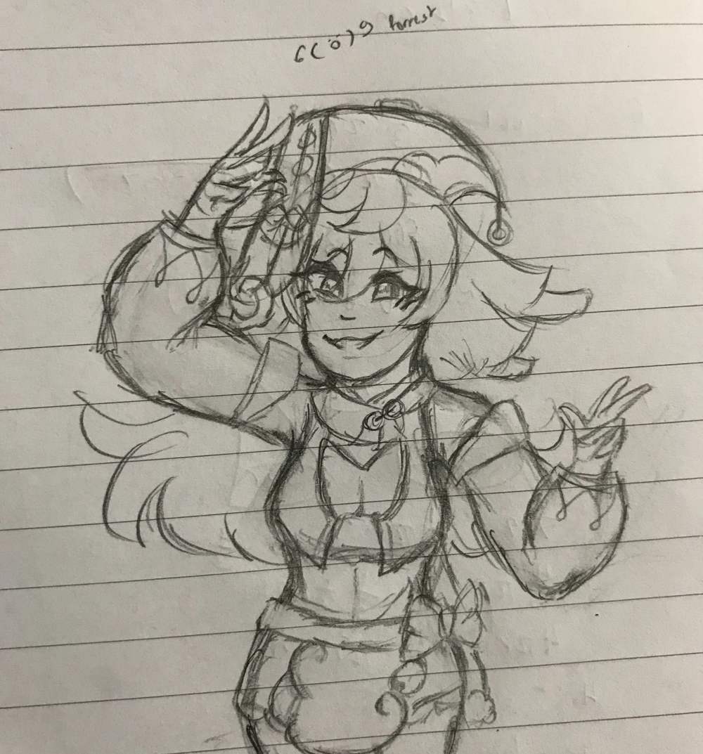 Yanfei doodle KEK Genshin Impact | HoYoLAB