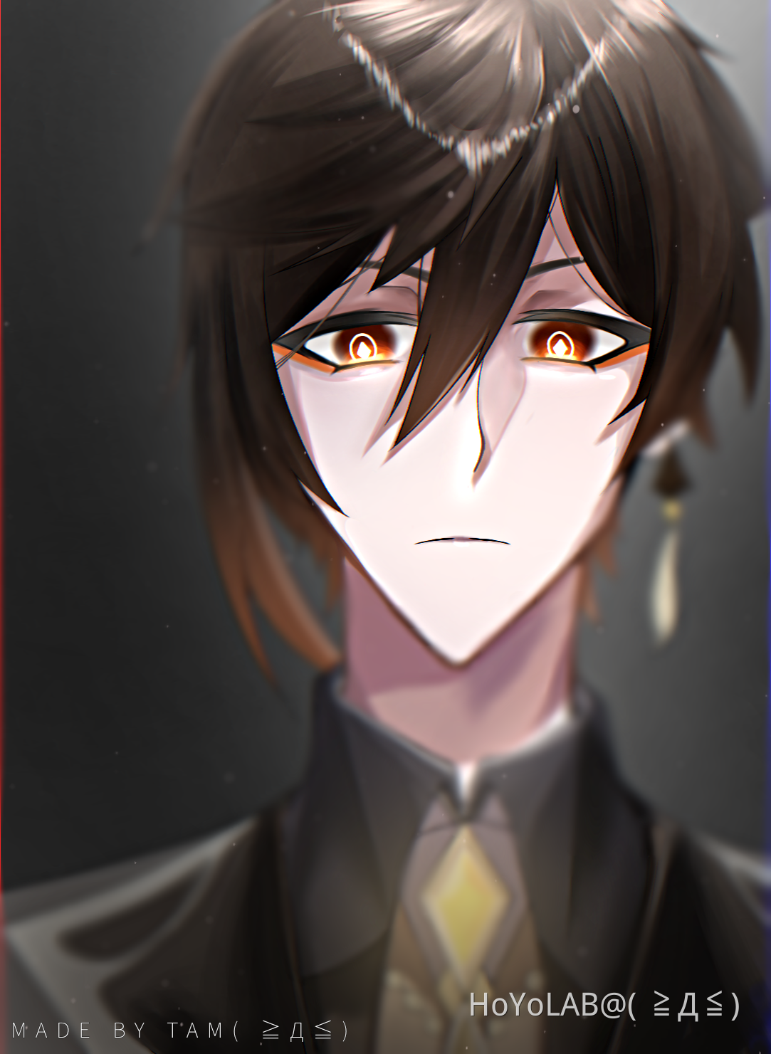 Zhongli in my artstyle (┛ Д )┛彡┻━┻ Genshin Impact | HoYoLAB