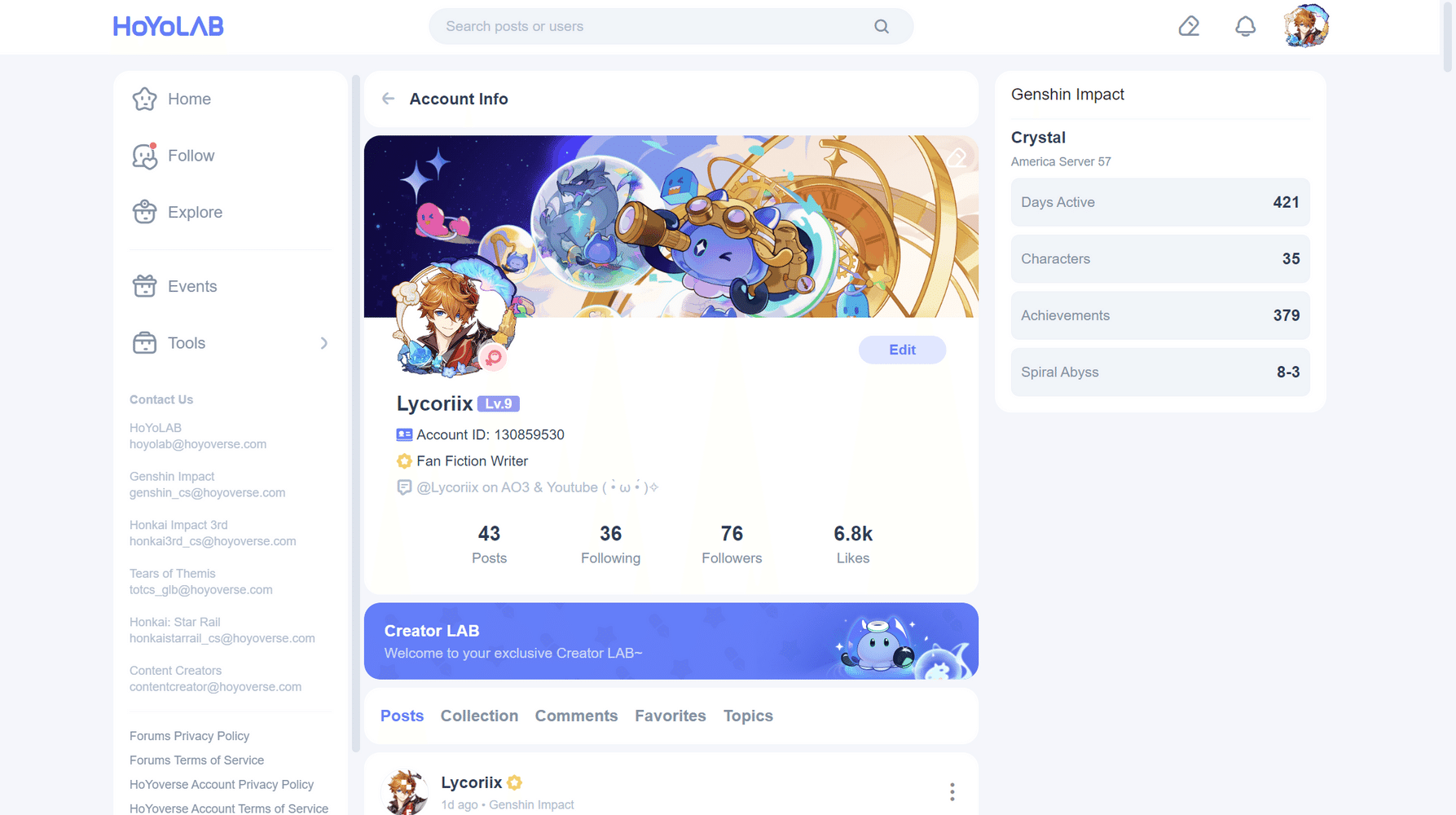 Name Change!~ | HoYoLAB