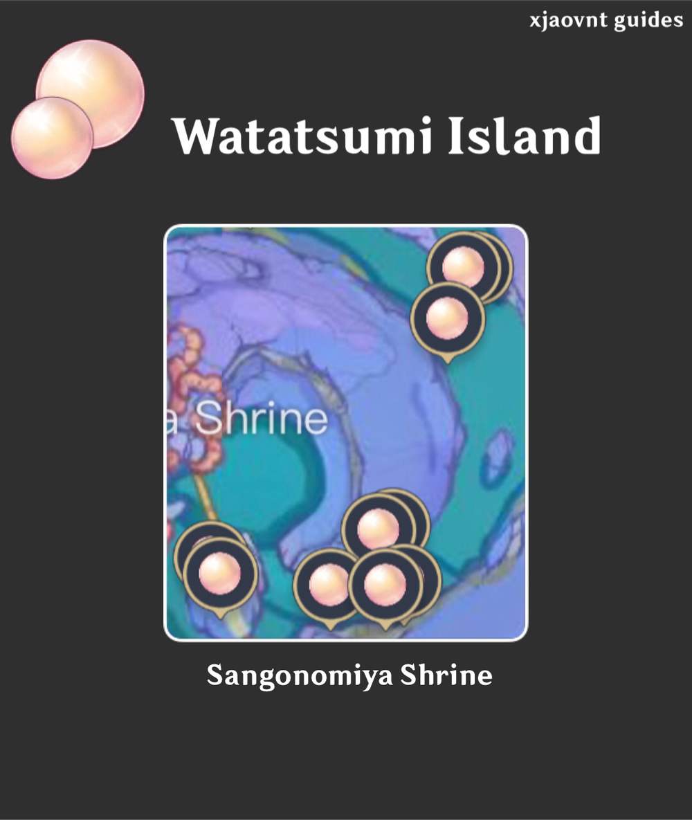 Sango Pearls Farming Route Genshin Impact | HoYoLAB