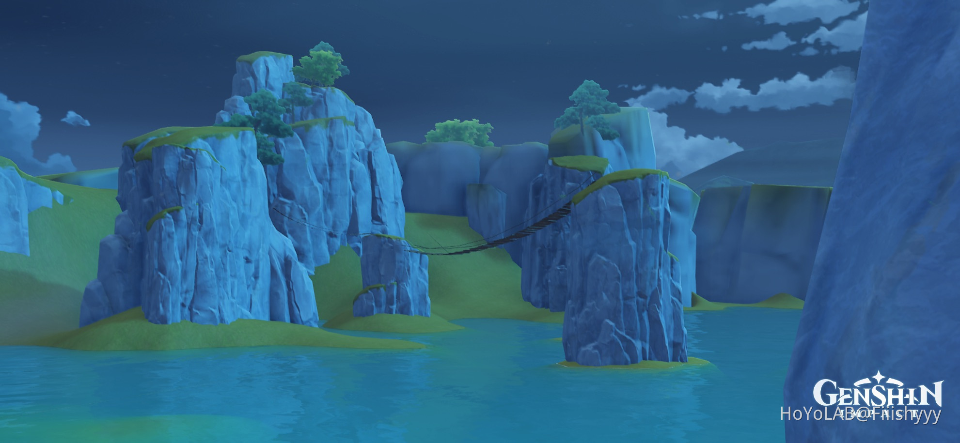 Mysterious Bridge on Mt. Hulao Genshin Impact | HoYoLAB