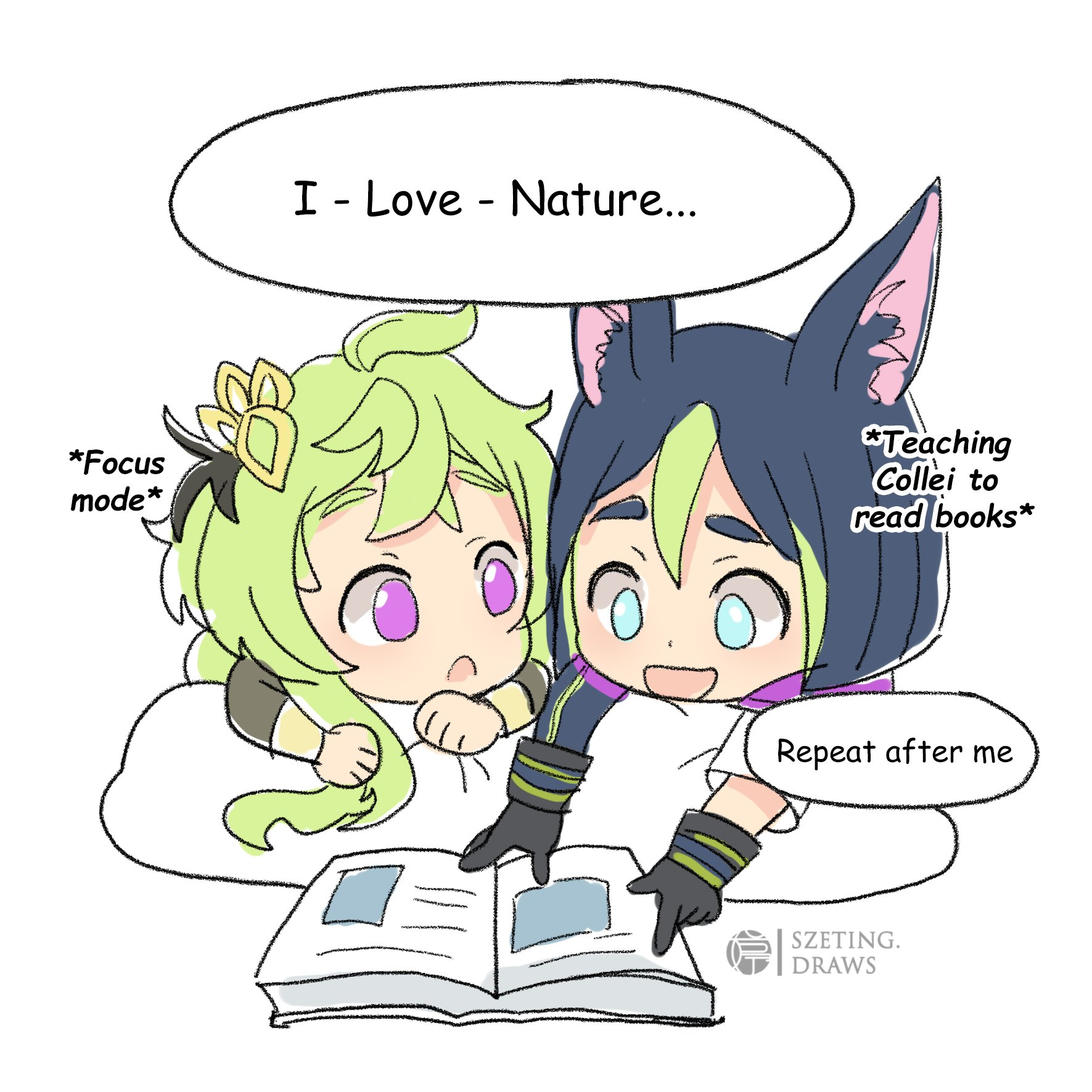 Tighnari x Collei 提纳里与柯莱 Genshin Impact | HoYoLAB