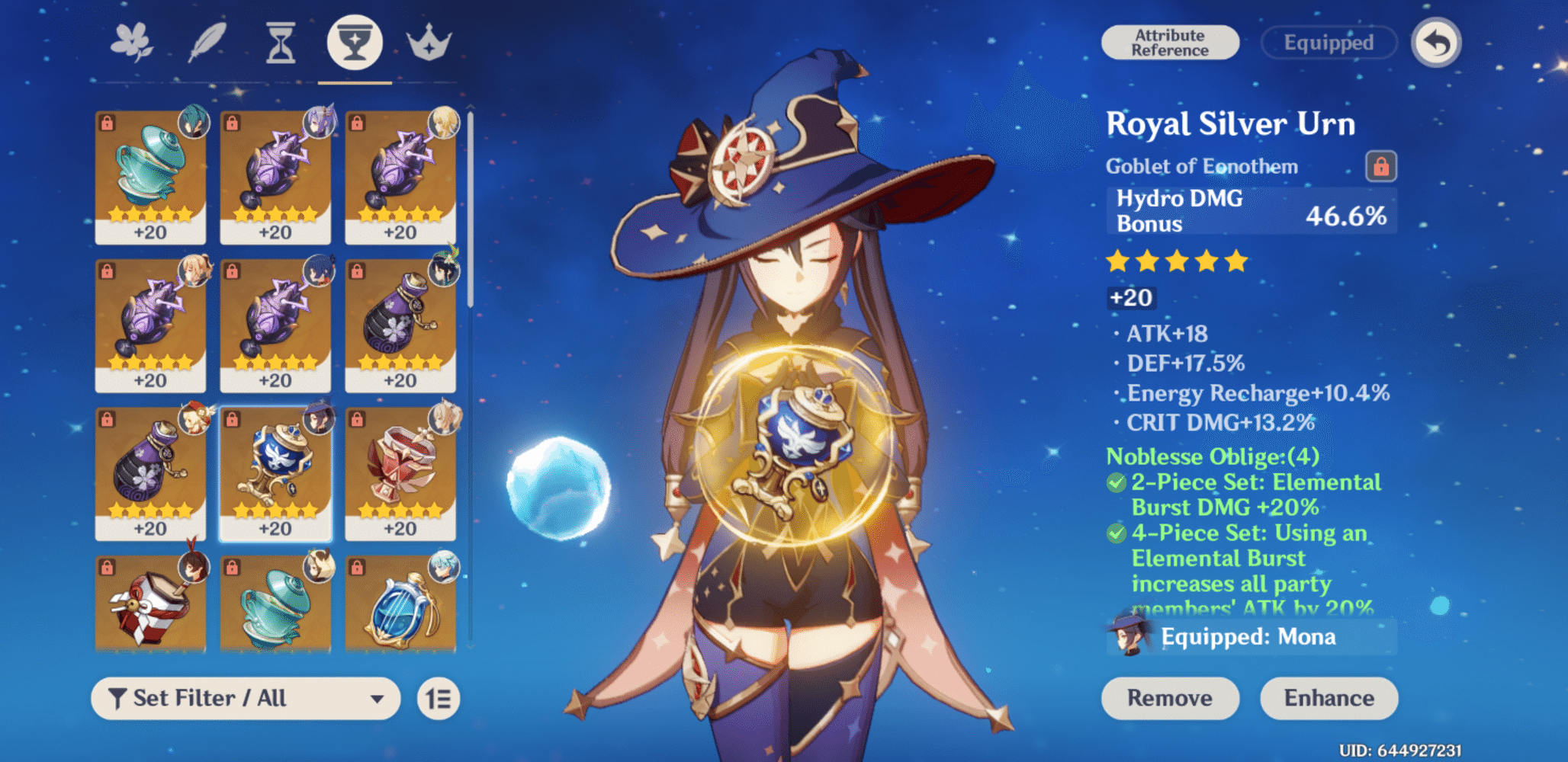 Mona build update Genshin Impact | HoYoLAB