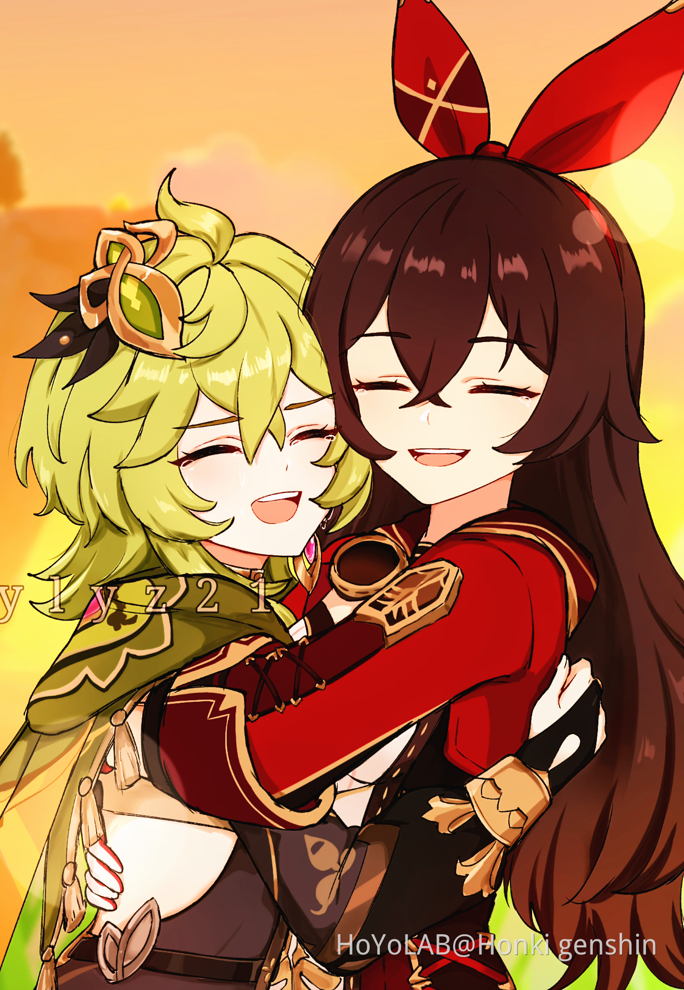 collei and amber Genshin Impact | HoYoLAB
