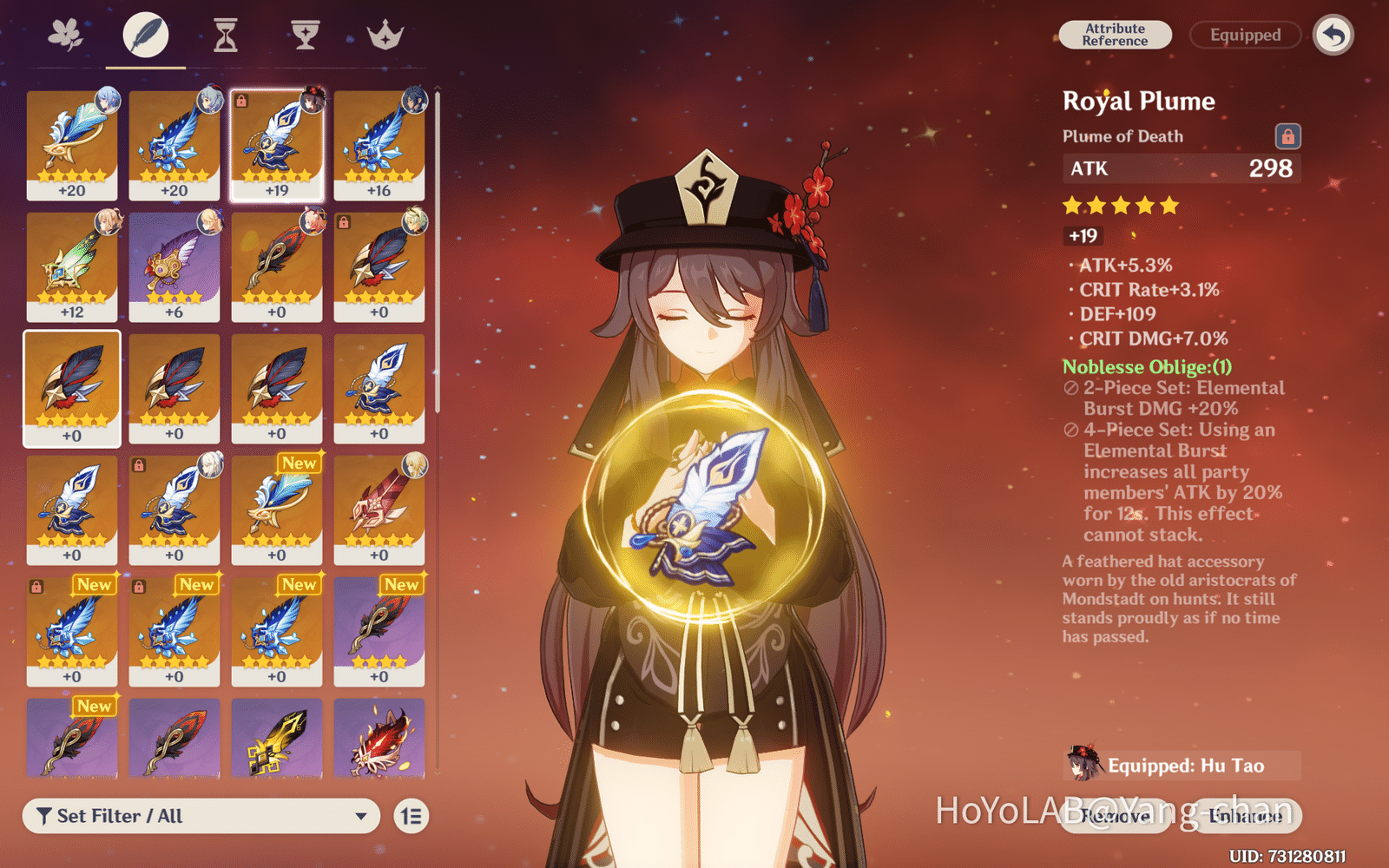 My decent F2P hutao build! Genshin Impact | HoYoLAB