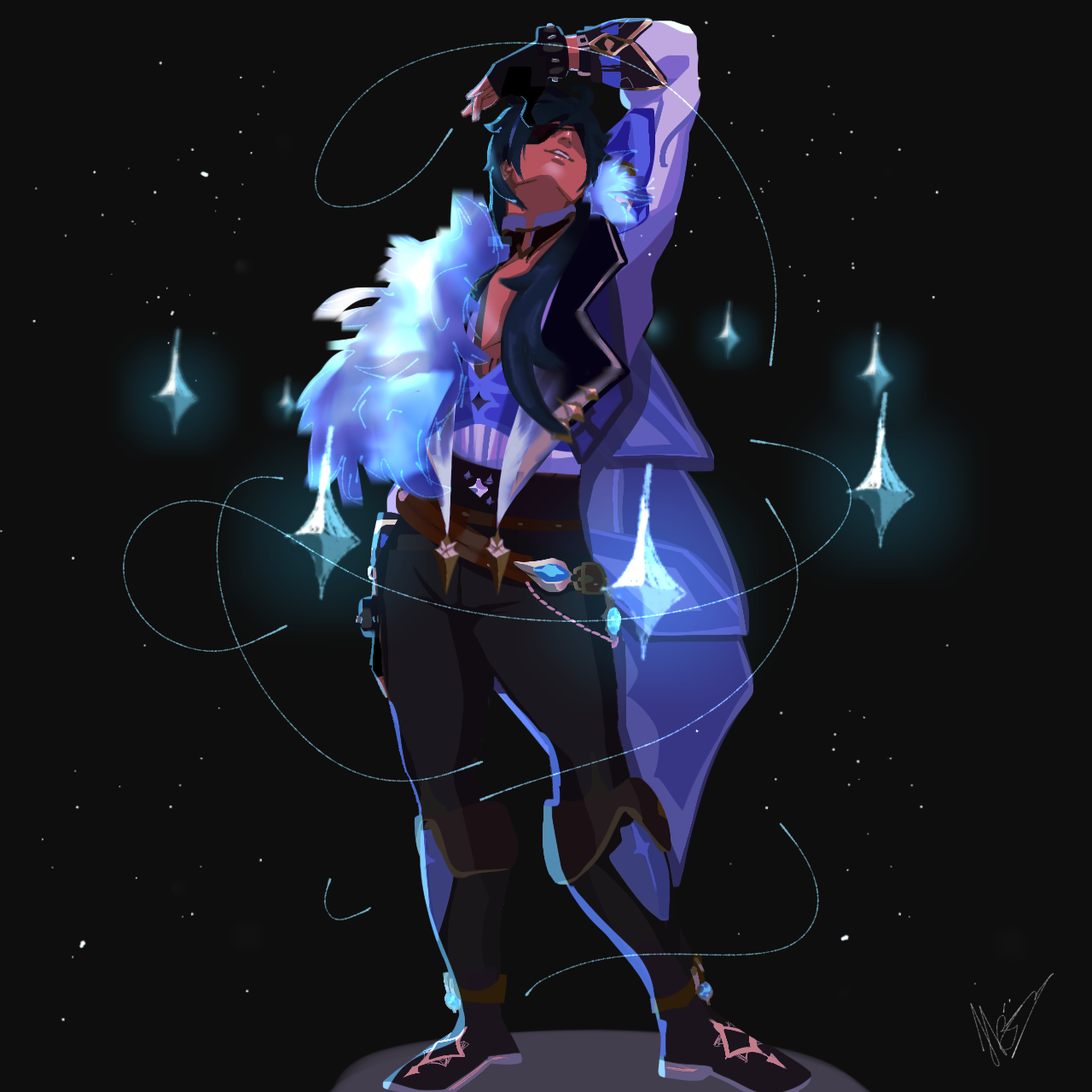 Kaeya fanart Genshin Impact | HoYoLAB
