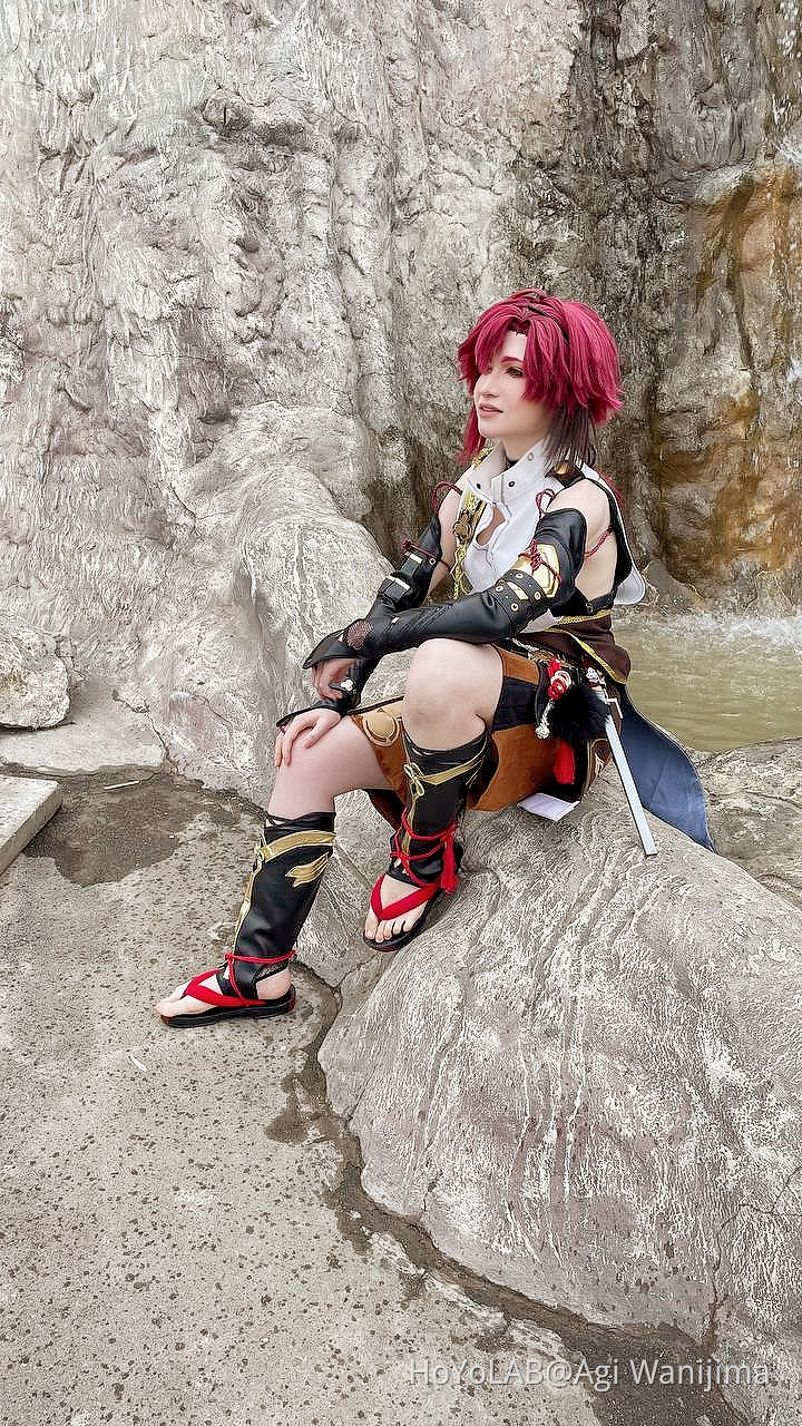 Heizou cosplay backstage | HoYoLAB