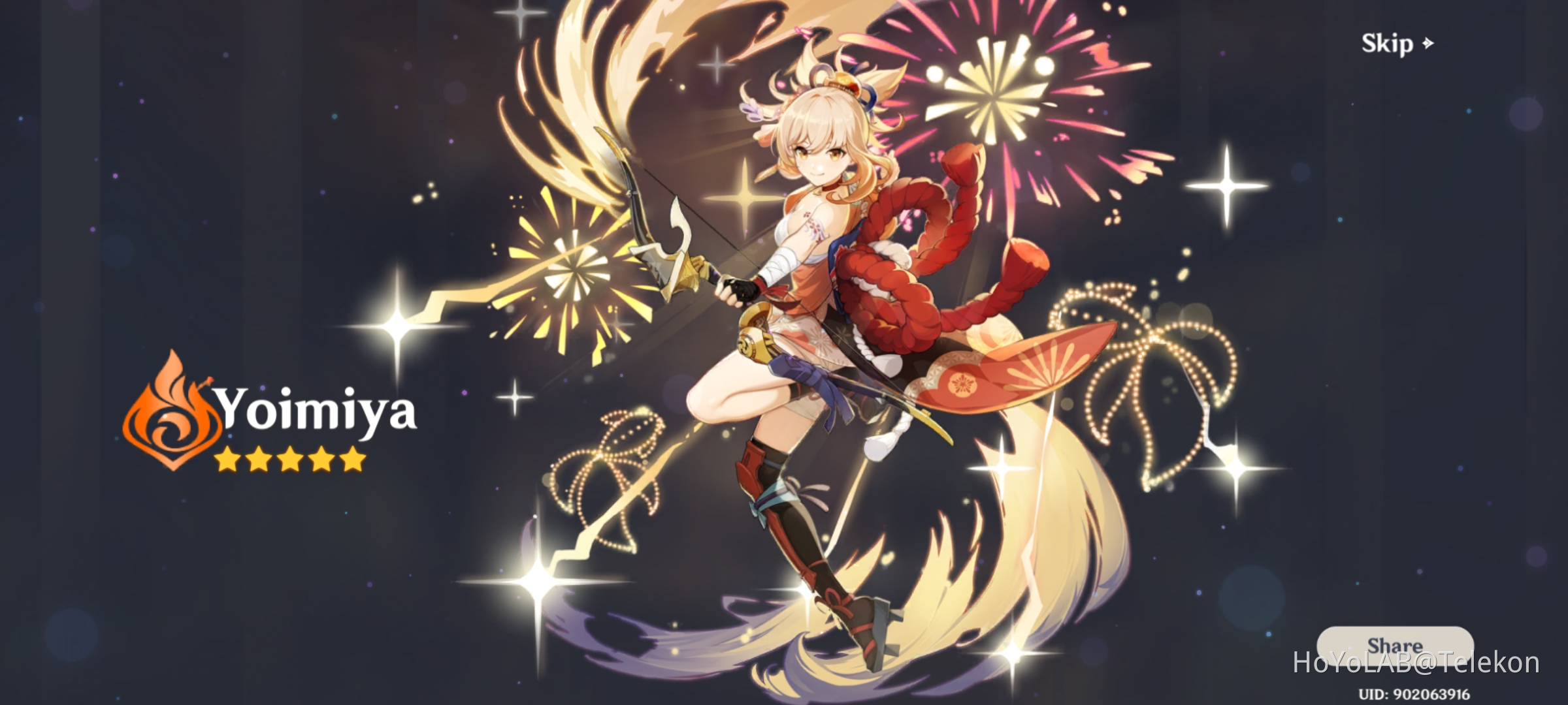 Got yoimiya at the last second + geo sword with 2 pity Genshin Impact ...