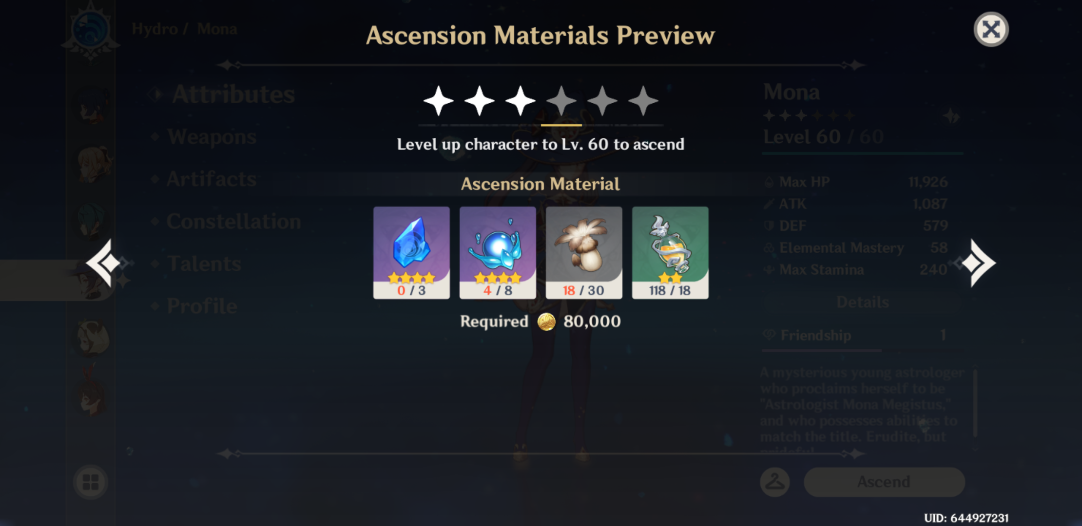 Mona Build Update Genshin Impact | HoYoLAB