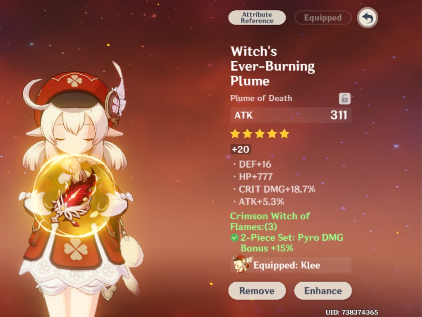 My Klee build! | Genshin Impact | HoYoLAB