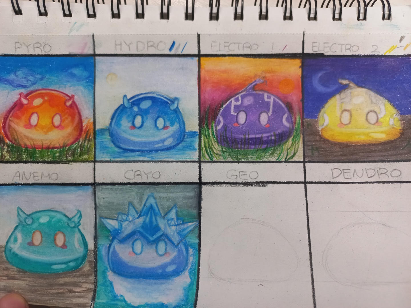 Slimes! Electro, Anemo, Cryo Genshin Impact | HoYoLAB