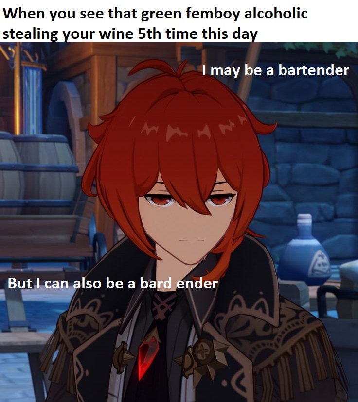 Diluc is sick and tired of Venti Genshin Impact | HoYoLAB