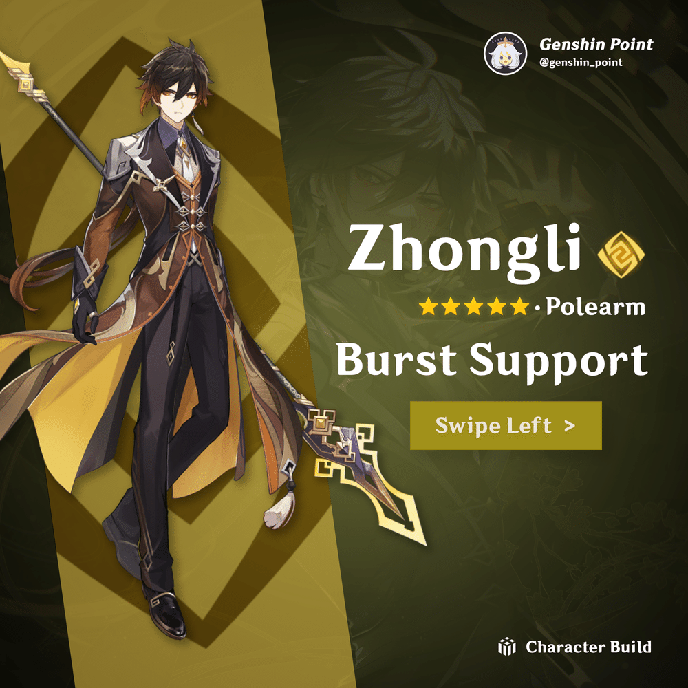 Zhongli - Burst Support Build Genshin Impact | HoYoLAB