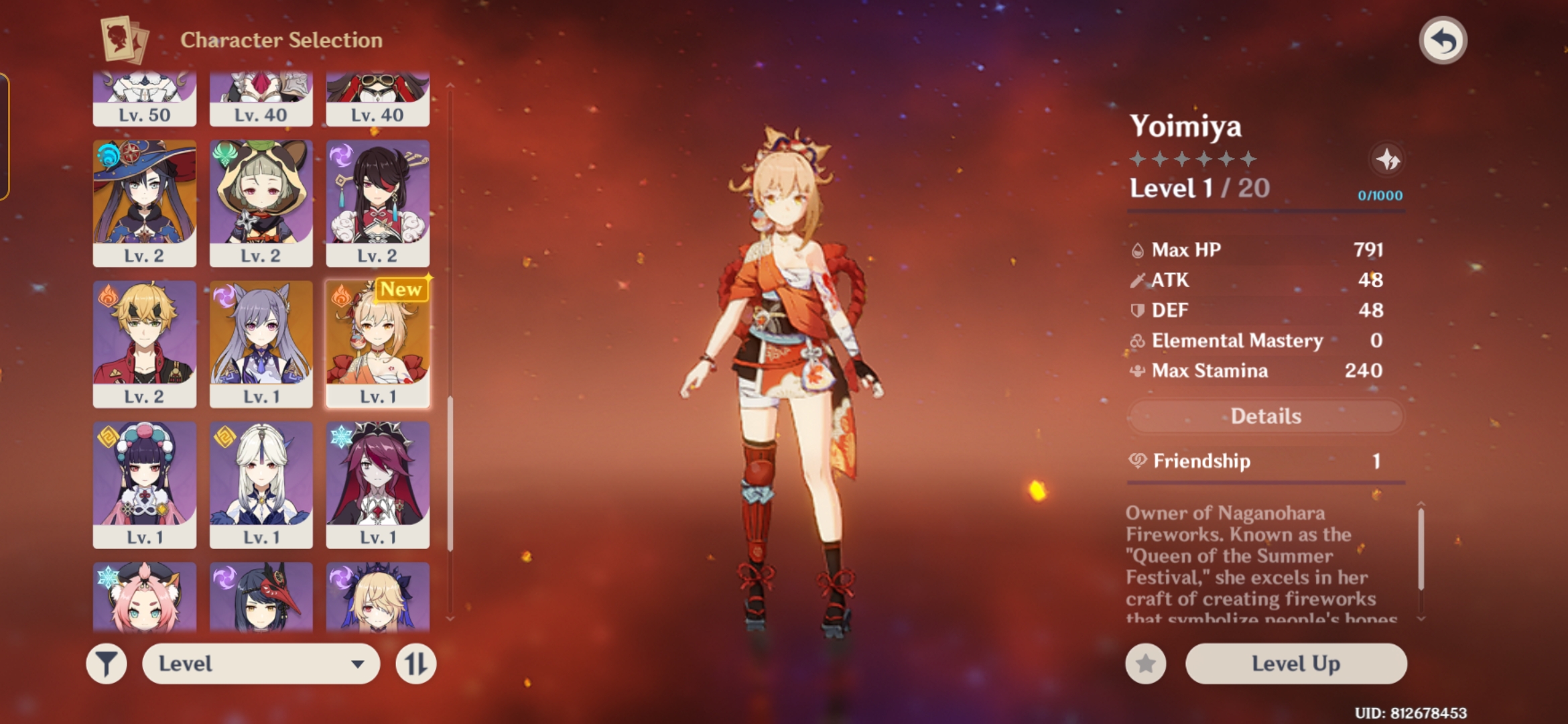 Yoimiya home at 87pity Genshin Impact | HoYoLAB