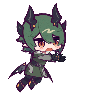 Griseo in Wonderland Chibi Stickers & Wallpapers Honkai Impact 3rd ...