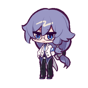 Griseo in Wonderland Chibi Stickers & Wallpapers Honkai Impact 3rd ...