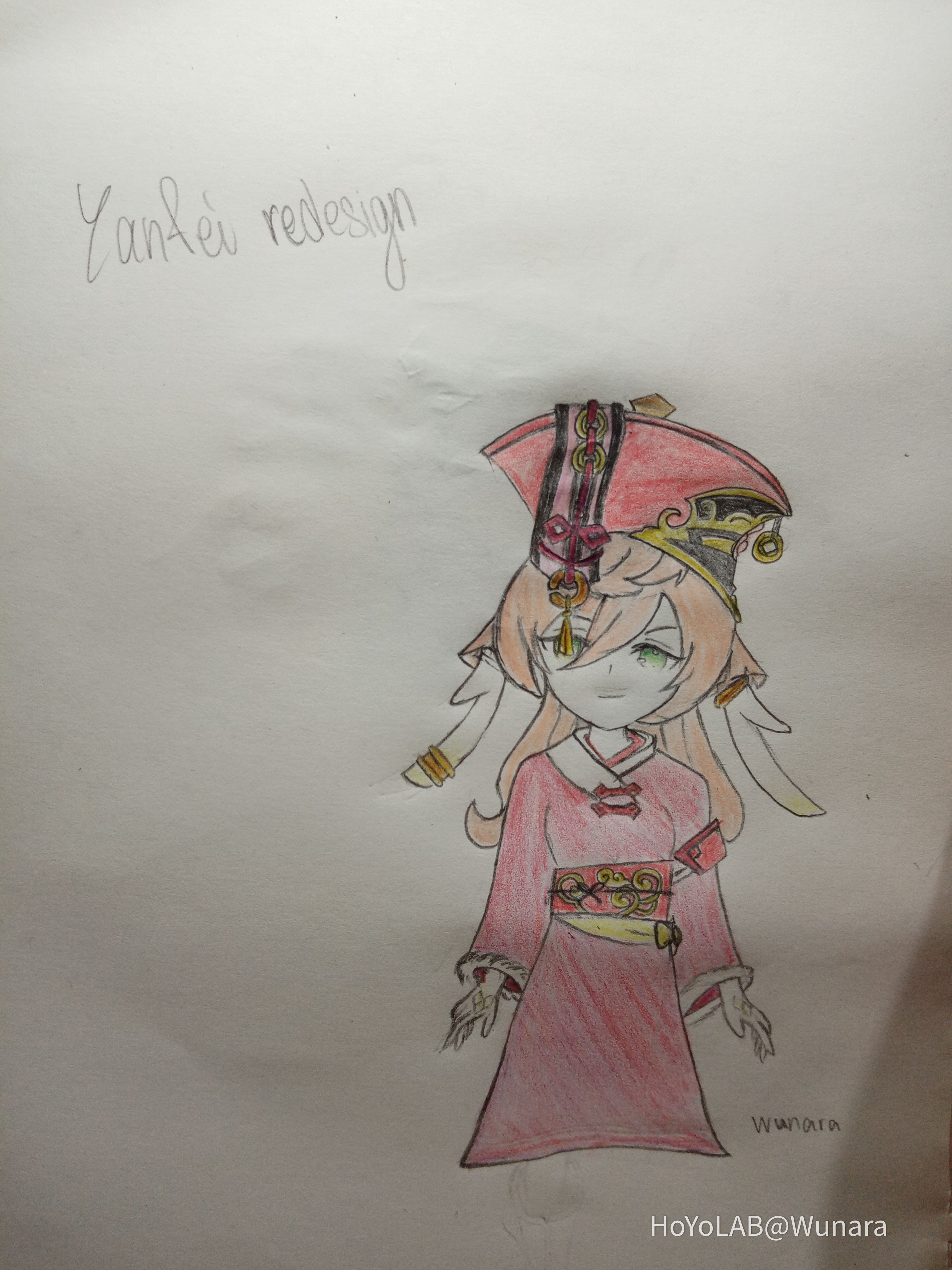 Yanfei redesign Genshin Impact | HoYoLAB