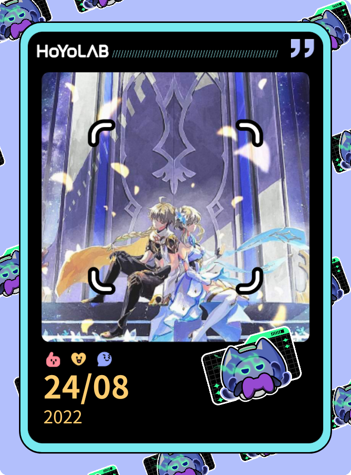 24/08 Diario -# Me ha alegrado el día | HoYoLAB