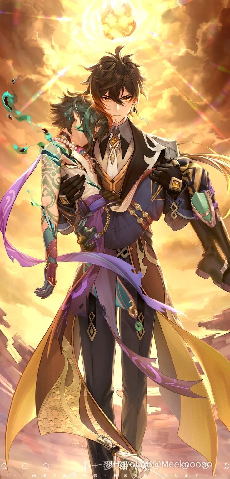 Xiao and Zhongli Genshin Impact | HoYoLAB