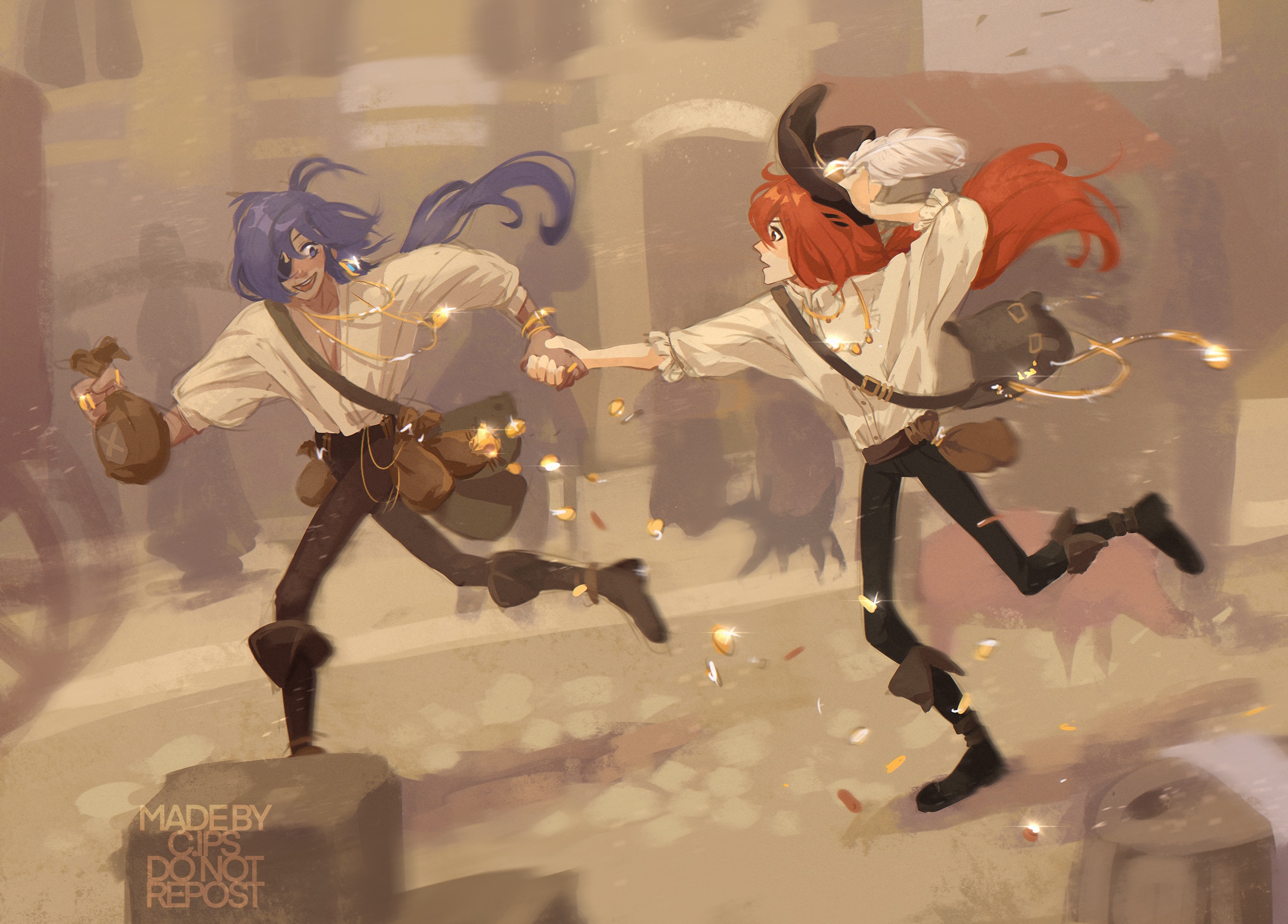 kaeya & diluc pirates!au Genshin Impact | HoYoLAB