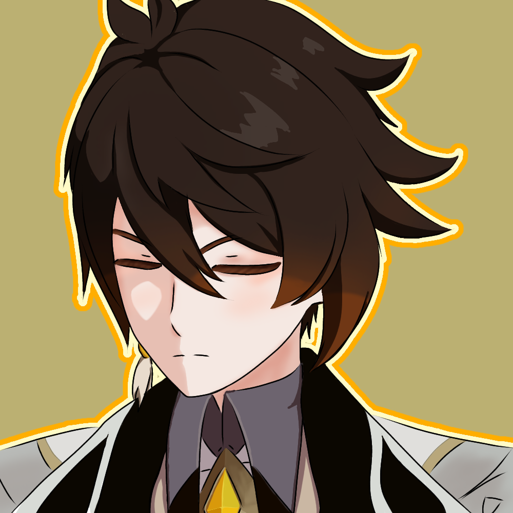 Fan Art #1 | Zhongli | Genshin Impact | HoYoLAB