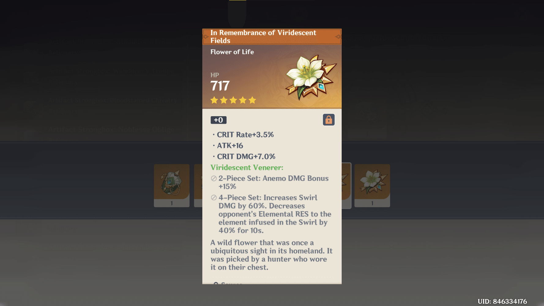 First time using the artifact strongbox for Veridecent Venerer Genshin ...