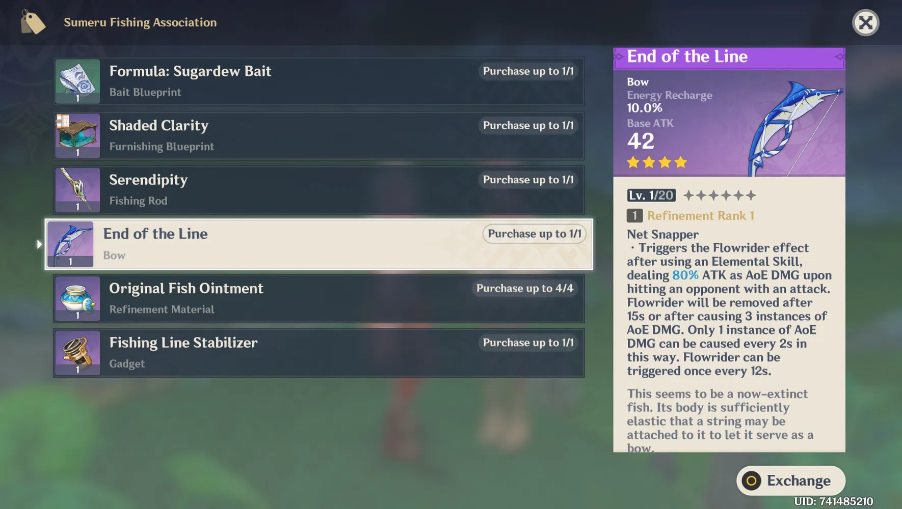 In the new Sumeru update you can find the "Sumeru Fisherwoman" where ...