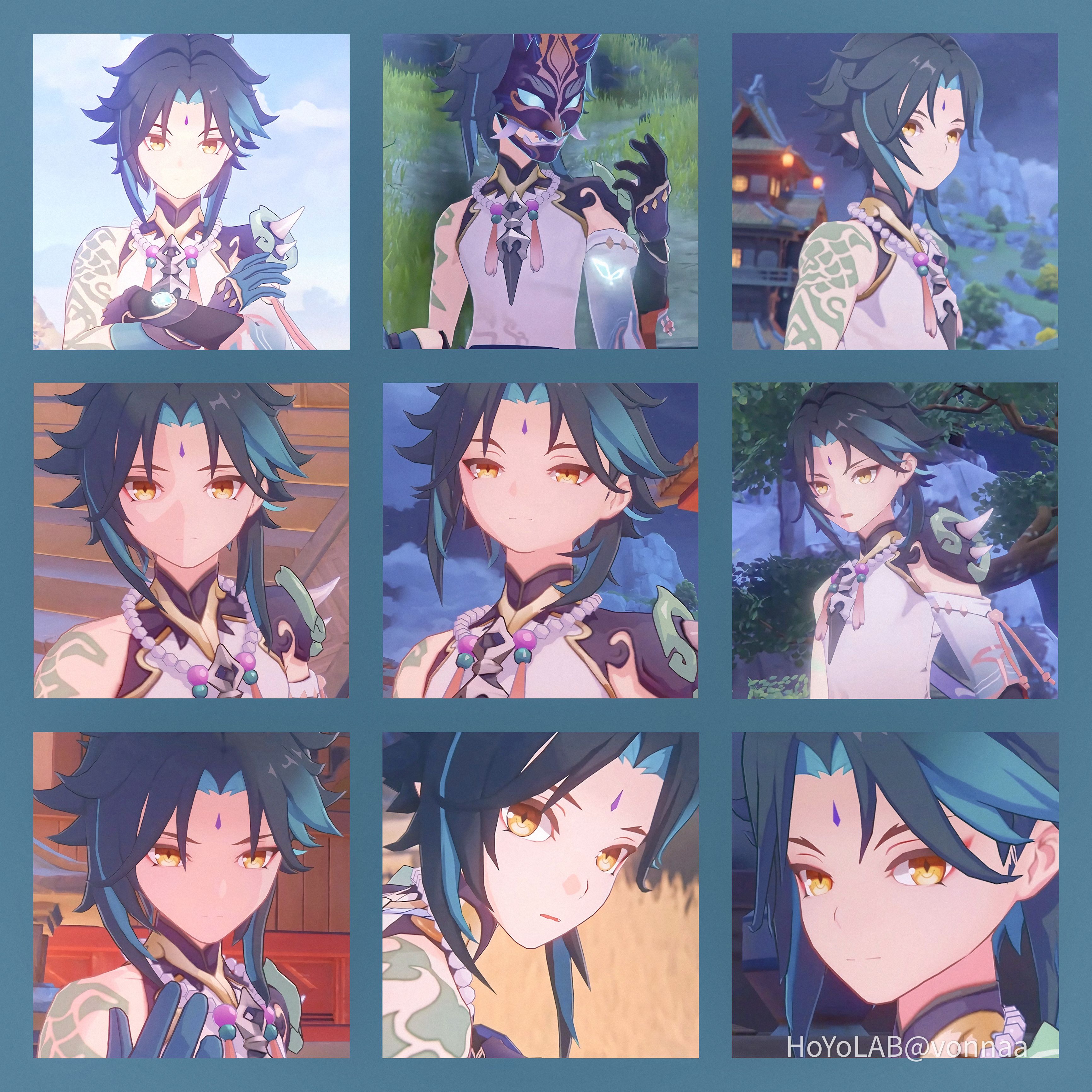 Xiao Collage Genshin Impact | HoYoLAB