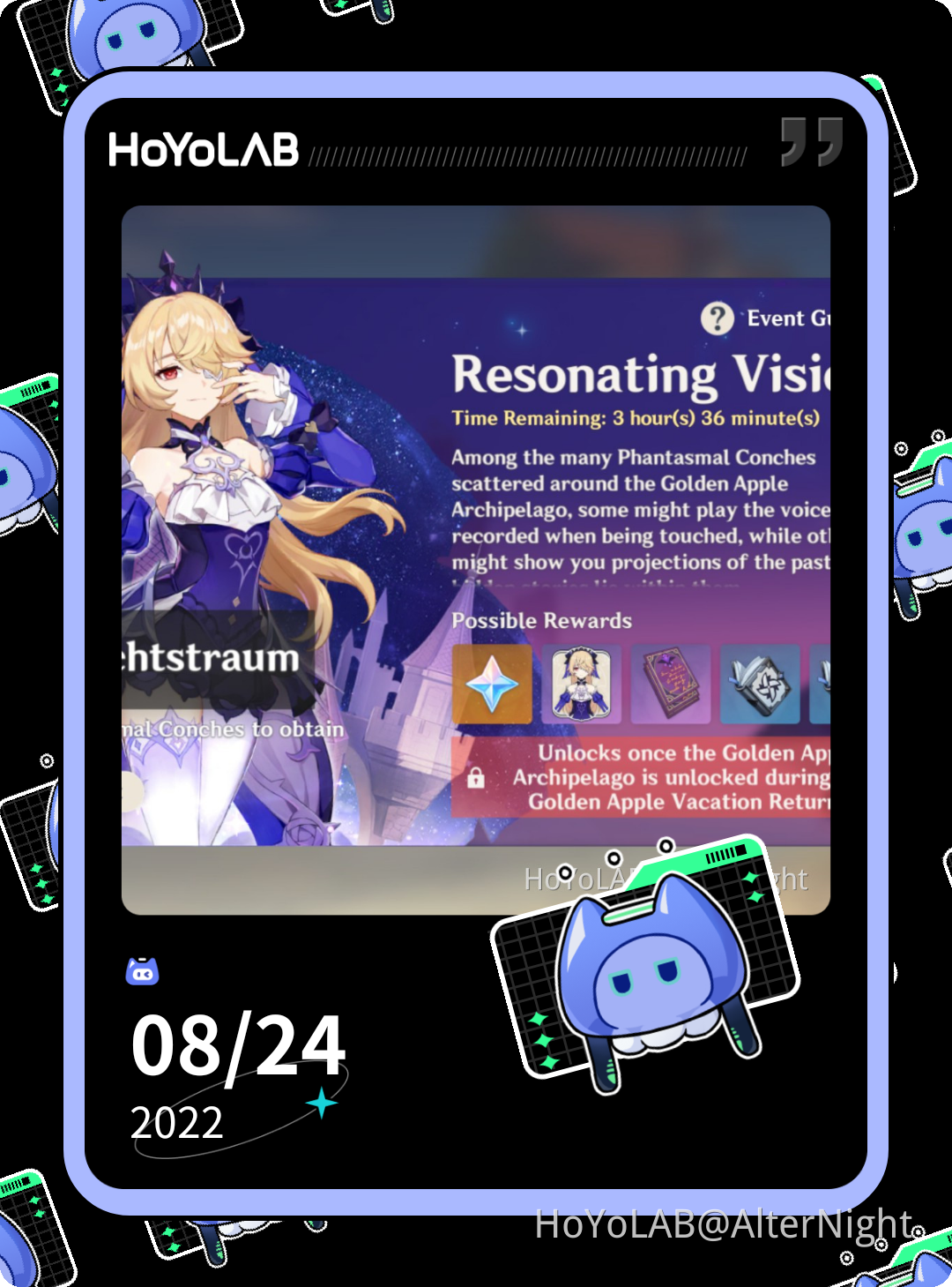 08/24 Diary -# Those Memorable Stories Genshin Impact | HoYoLAB