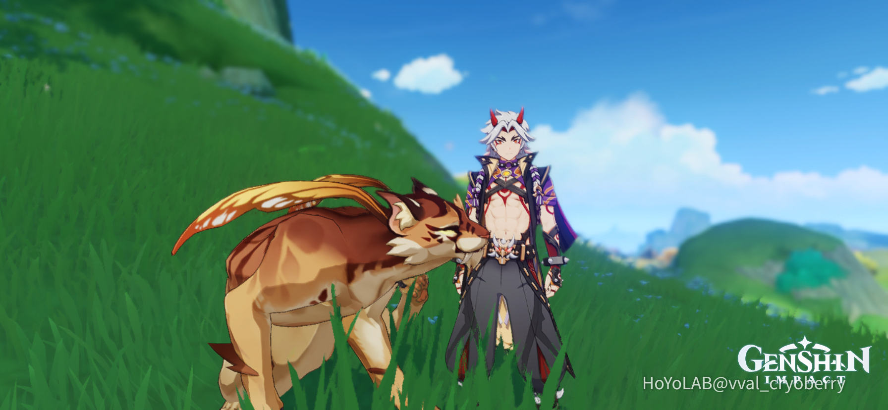 Sumeru Adventure Diary - August 26 • Itto & Rishboland Tiger Genshin ...