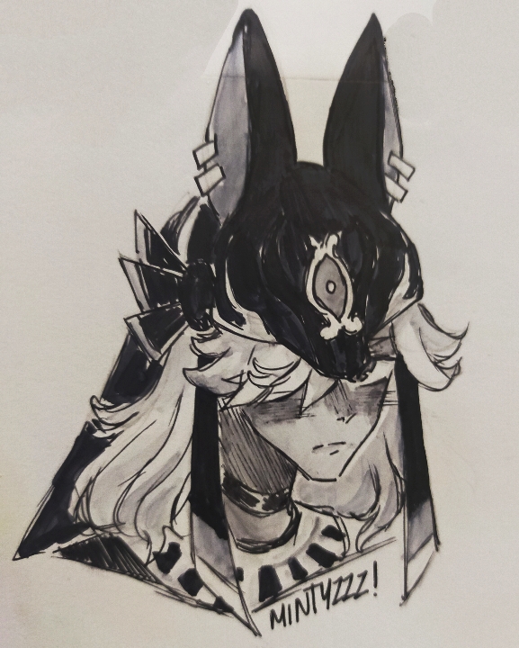 Cyno sketch! Genshin Impact | HoYoLAB