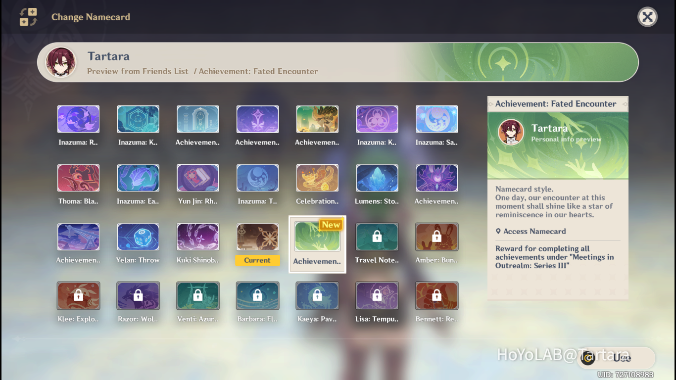 1st day on Sumeru and new namecard Genshin Impact | HoYoLAB