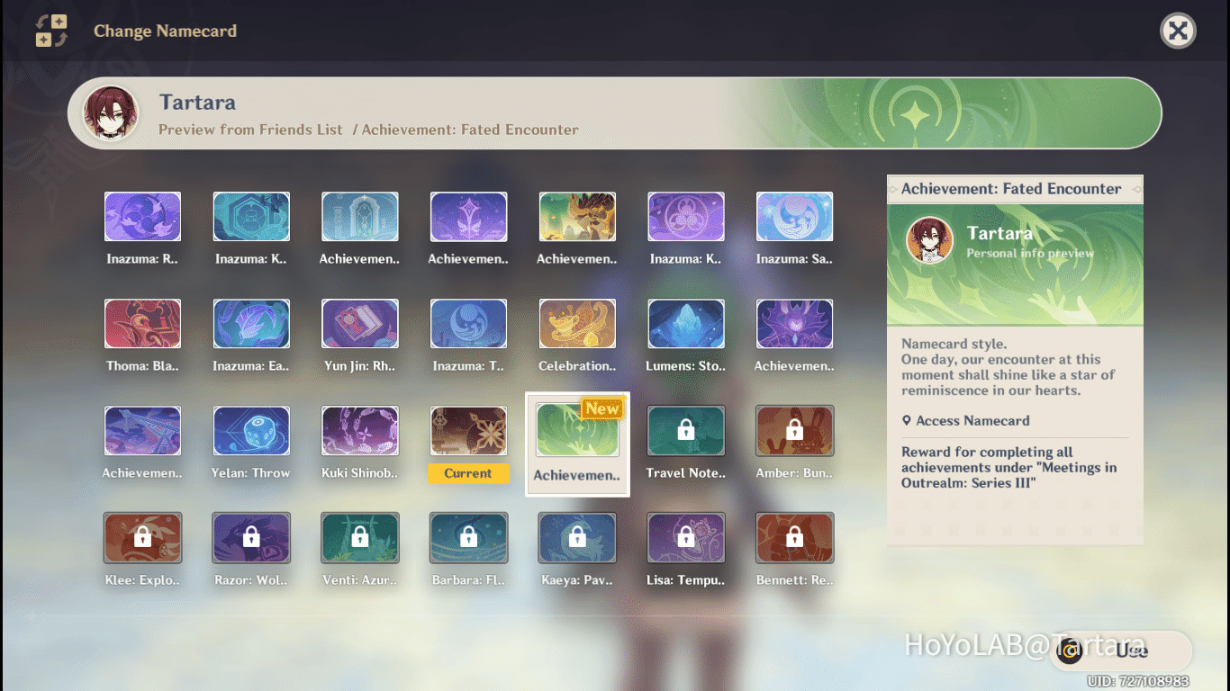 1st day on Sumeru and new namecard Genshin Impact | HoYoLAB