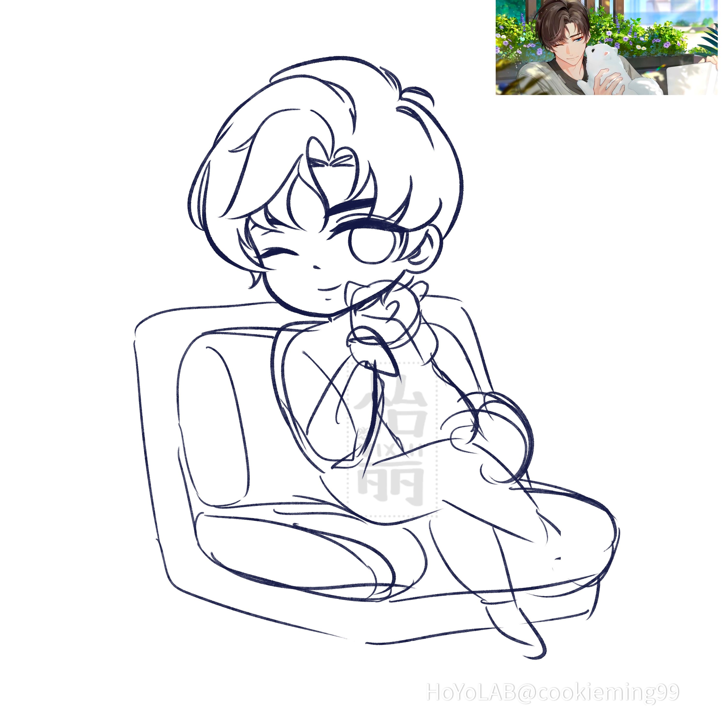 WIP Artem with Guoguo Tears of Themis | HoYoLAB