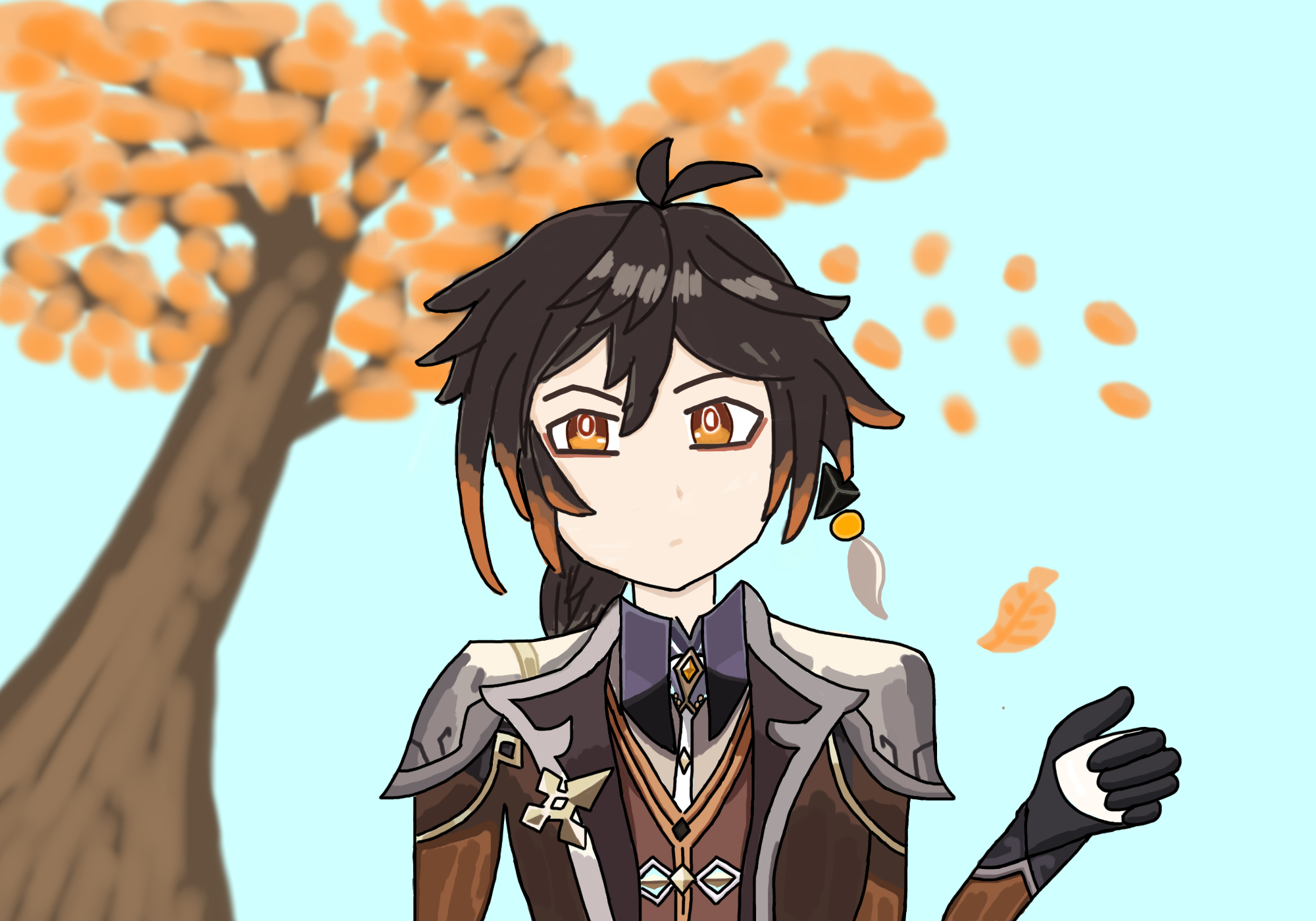 zhongli tea sipping Genshin Impact | HoYoLAB