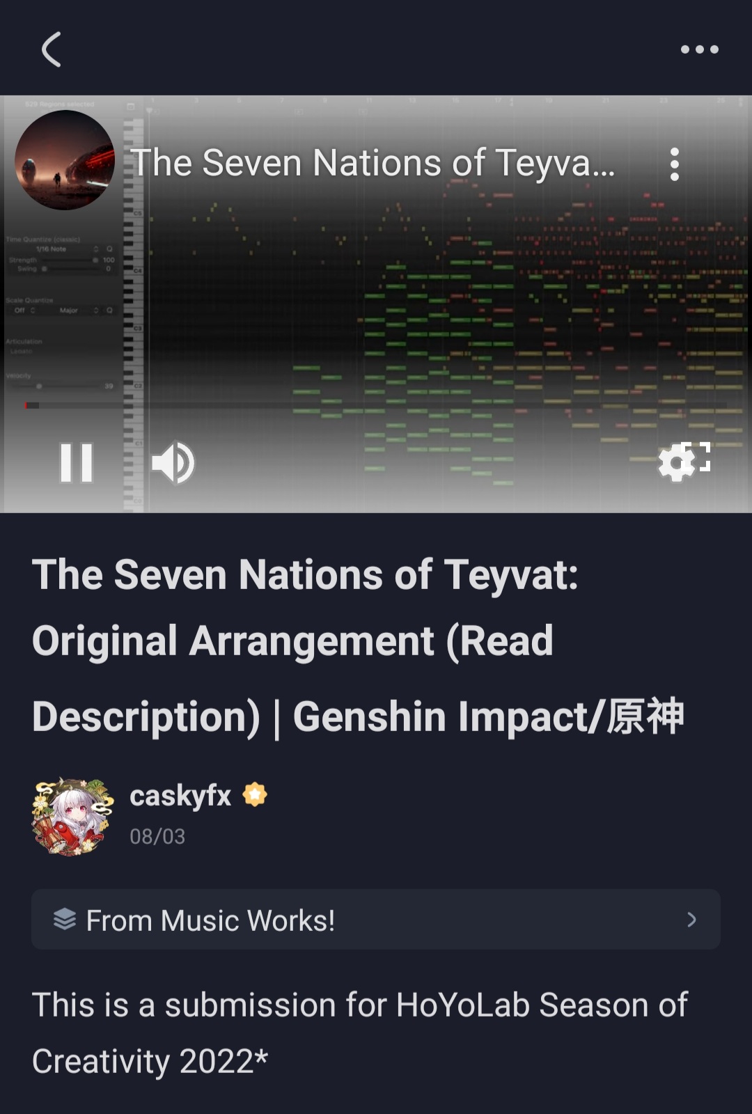 Thank you! | HoYoLAB