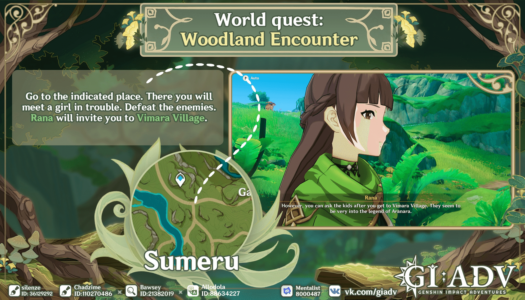 🌿 Woodland Encounter World Quest | English version | Genshin Impact ...
