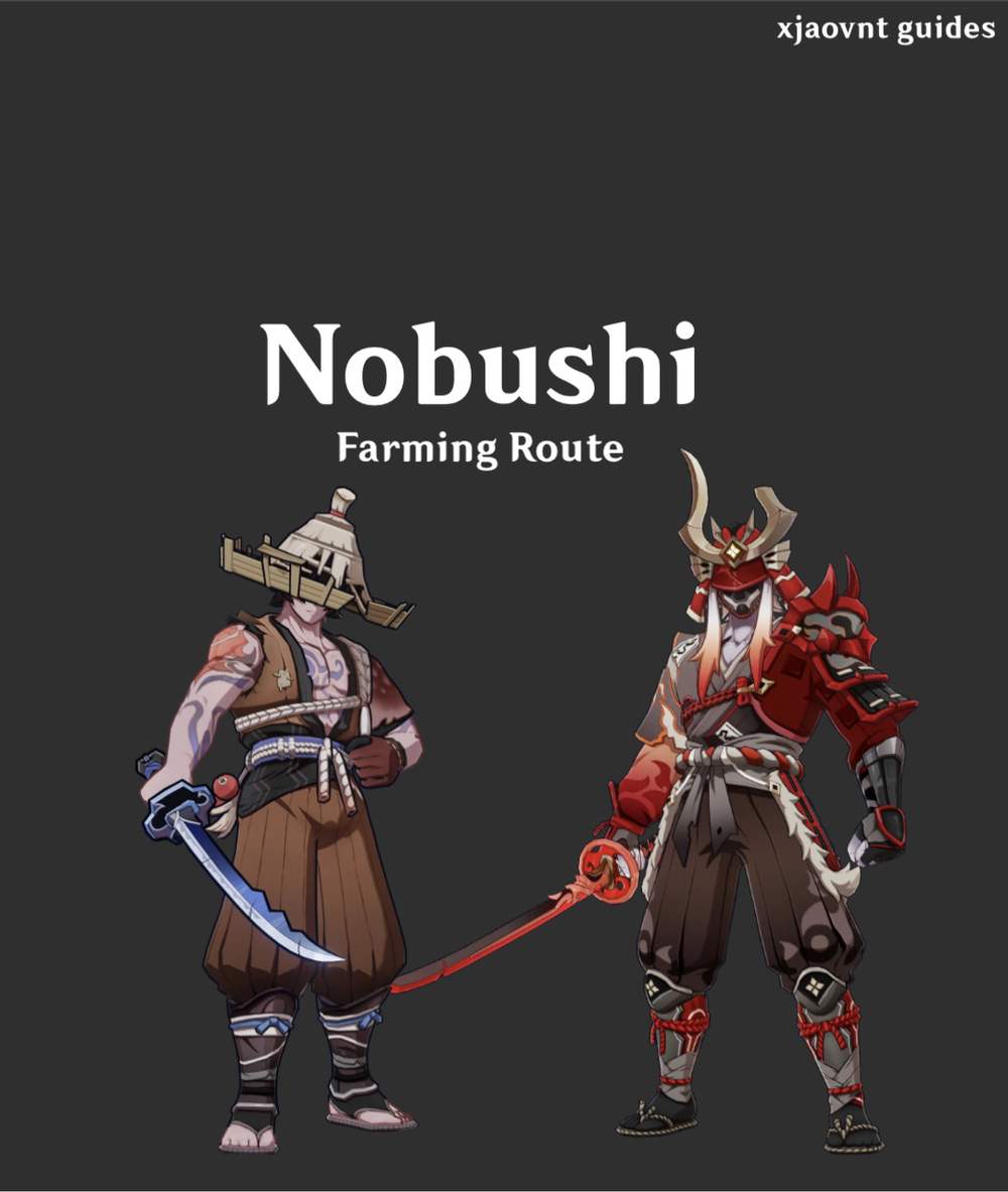 Nobushi Farming Route Genshin Impact | HoYoLAB