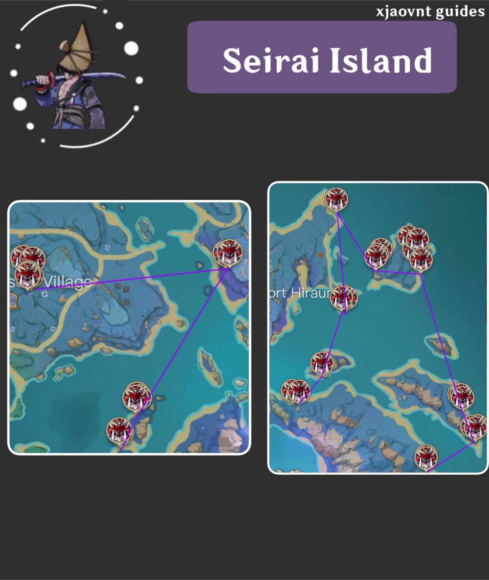 Nobushi Farming Route Genshin Impact | HoYoLAB