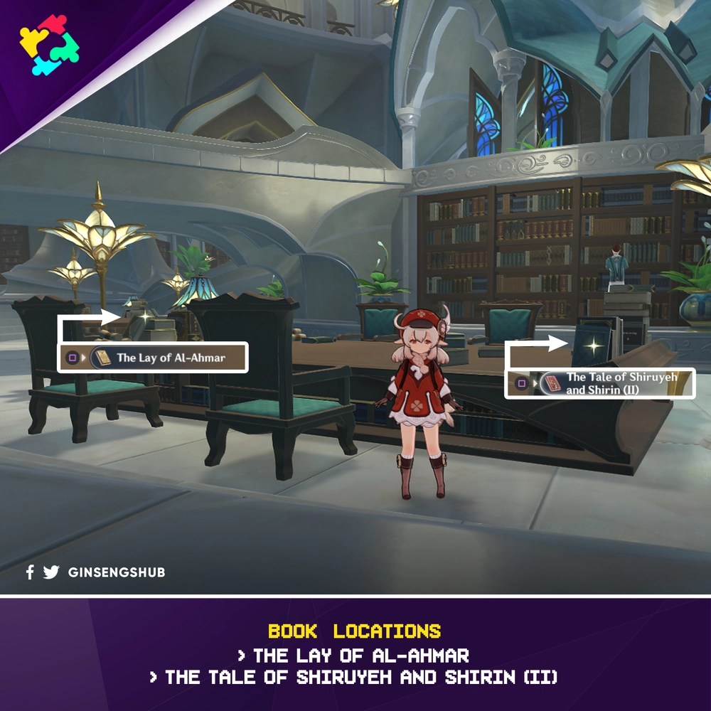 [v3.0] Sumeru Book Locations, Achievements & New Name Card Genshin ...