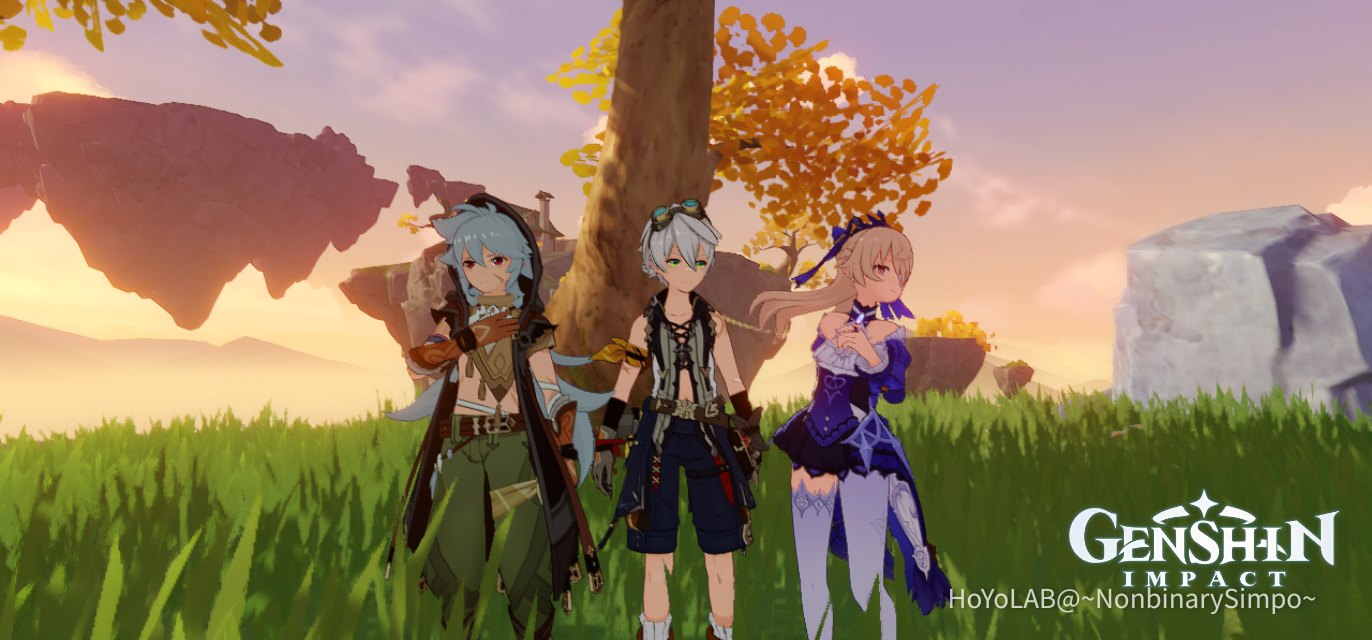 Bennett, Razor, and fichel! Genshin Impact | HoYoLAB