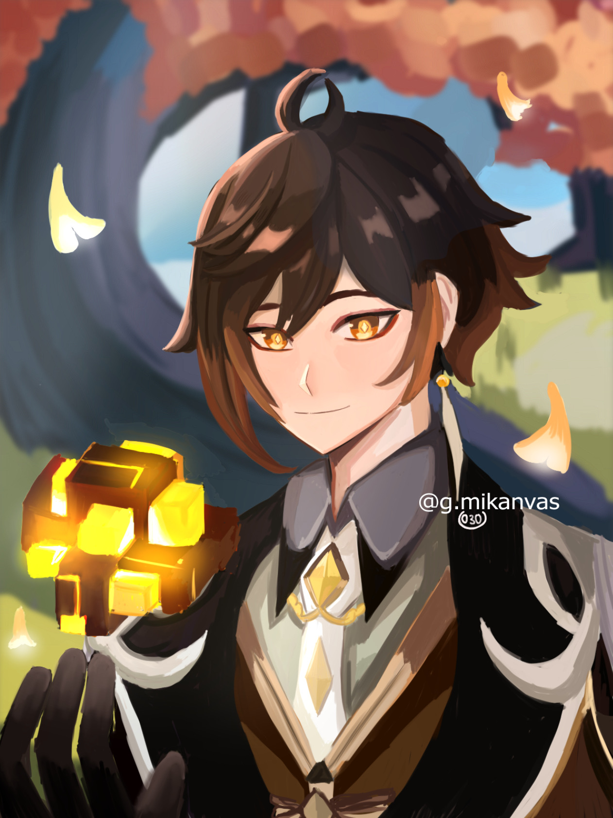 "Vago Mundo" Zhongli Fan Art Contest | Genshin Impact | HoYoLAB