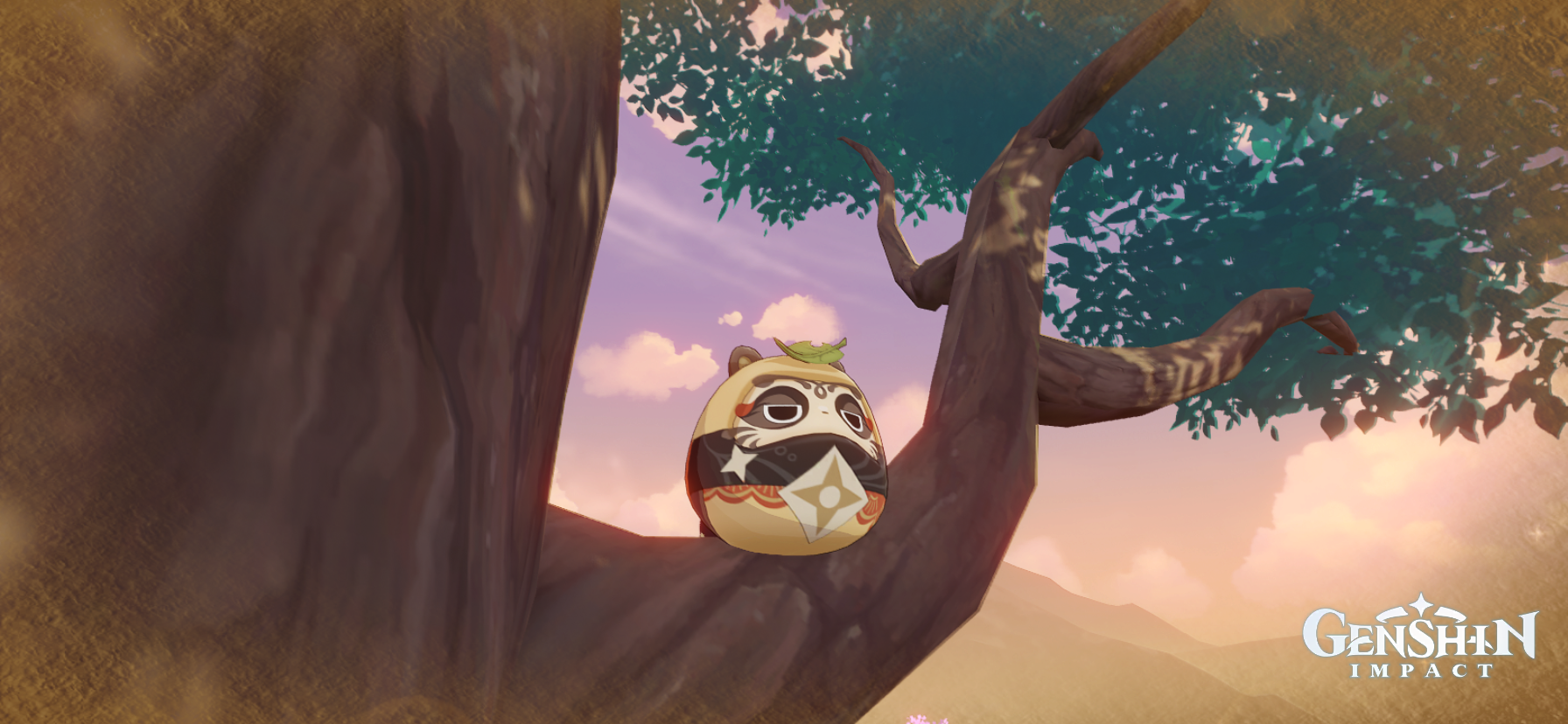Muji-muji daruma in the trees Genshin Impact | HoYoLAB